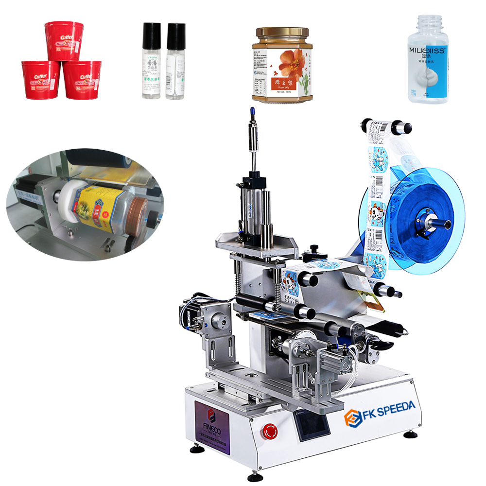 China FK616 Semi Automatic 360° Rolling Labeling Machine factory and ...